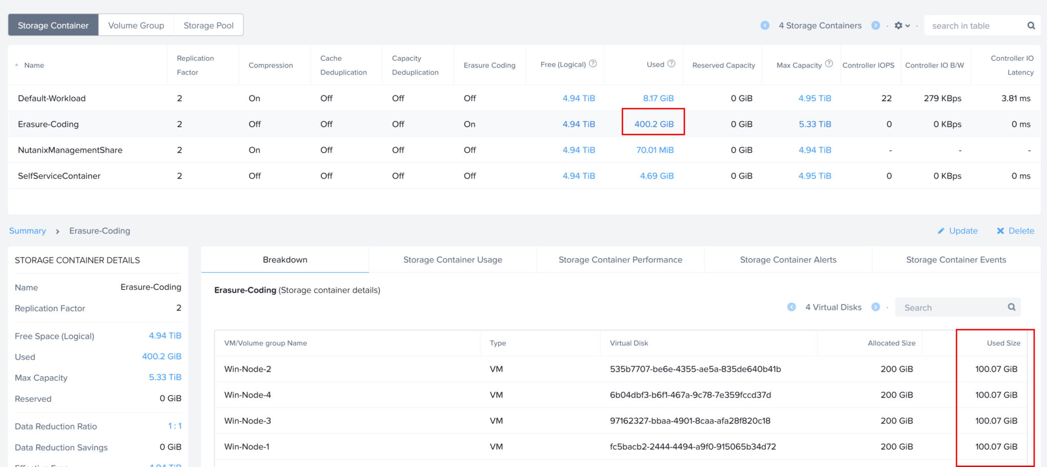 Nutanix Erasure Coding Example Jeroen Tielen
