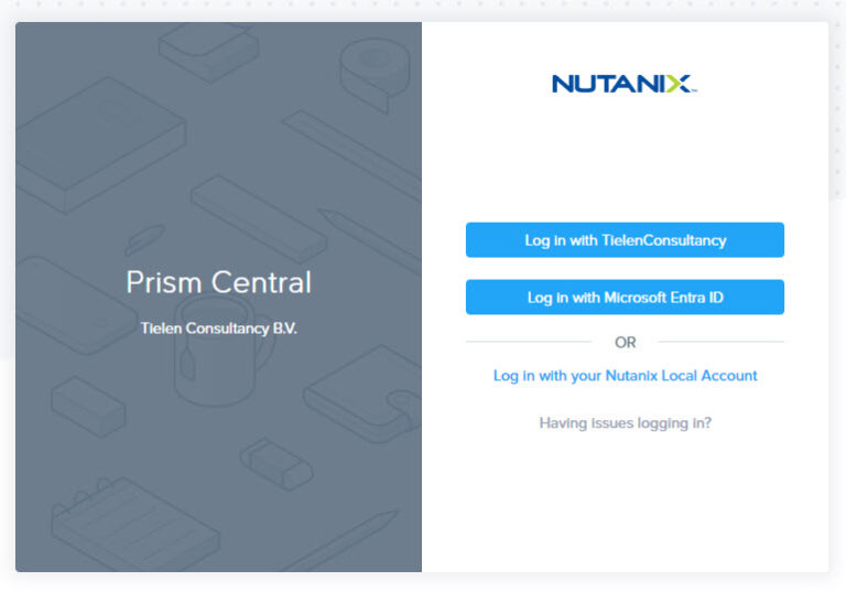Single Sign On Nutanix Prism Central - Jeroen Tielen